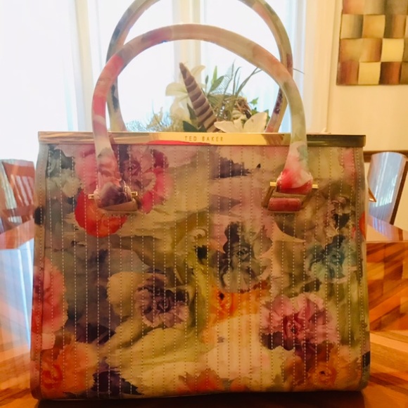 Ted Baker | Bags | Ted Baker Multi Colored Patented Leather Purse ...
